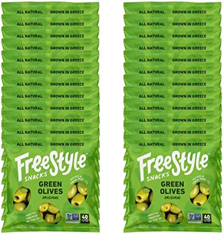 Amazon.com : Freestyle Snacks Olive Snack Packs - Single Serve - Fresh ...