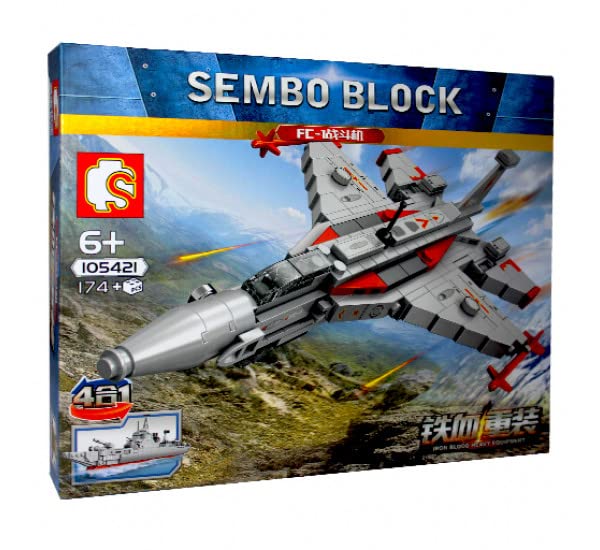 Buy Sembo Block IBHE Type FC-1 Fighter (105421+174Pcs) Online at Low ...