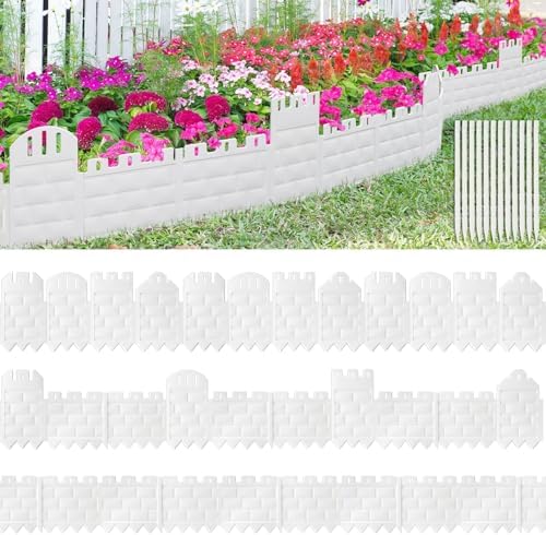 Amazon.com : 41 Ft Castle Landscape Edging Border No Dig, 6.06 in Tall ...