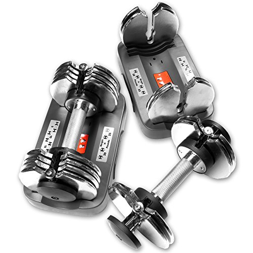 Bayou Fitness Adjustable Dumbbells Review: Solid 25lb Pair