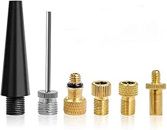 Amazon.co.jp: Pump Parts Valve Adapter Kit Valve Adapter 6 Set Bicycle ...