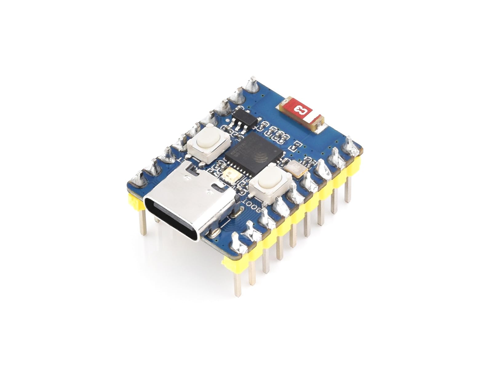 ESP32-C3 Mini Development Board with Pre-soldered Header Based On ESP32-C3FN4 Single-Core ...