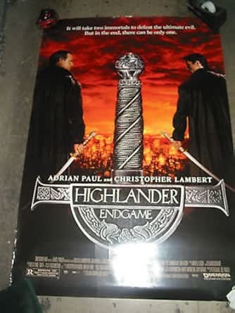 HIGHLANDER - ENDGAME / ORIGINAL U.S. ONE-SHEET MOVIE POSTER (ADRIAN ...