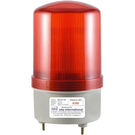 POWER ABS Revolving Industrial Tower Beacon Light AC 110V/220V and DC ...