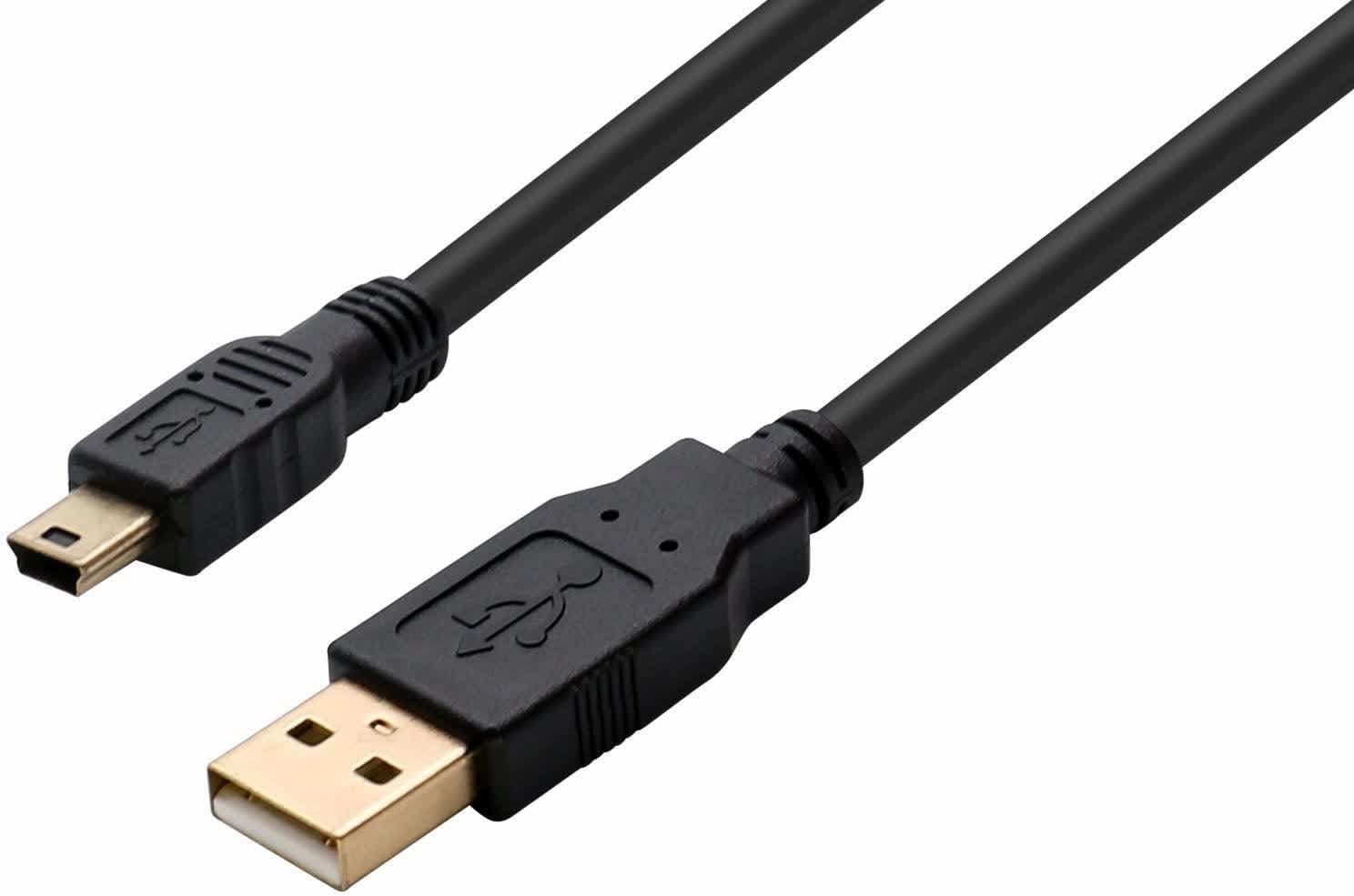 UGREEN Mini USB Cable Braided USB 2.0 to Mini B Cable Data Transfer ...