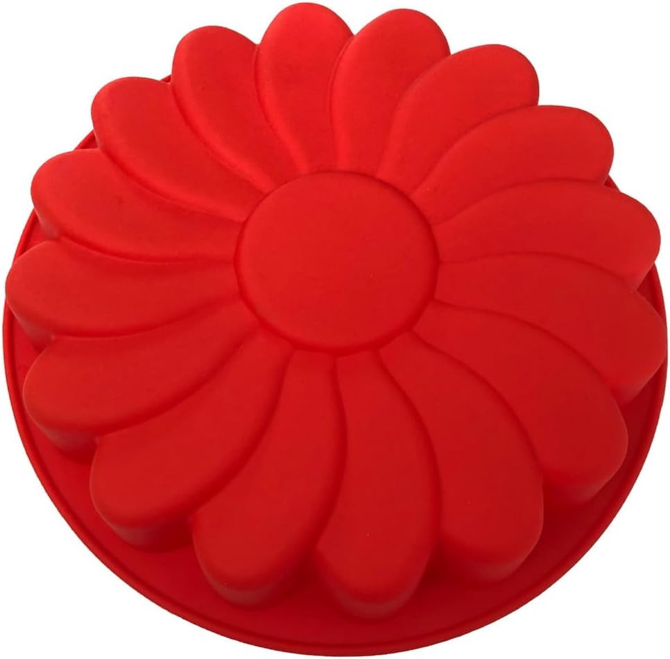 Amazon.com: Jiareally Silicone Large Flower Cake Mould for Chocolate ...