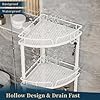 Amazon.com: Consumest Corner Shower Organizer Stand - 4 Tier Shower ...