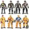 Amazon.com: 8 Pieces Firefighter Action Figures Fireman Figurines Toys ...