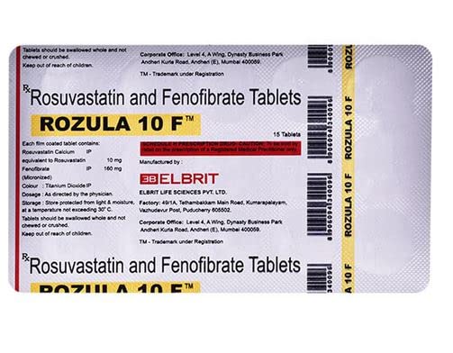 Rozula F 160mg/10mg - Strip of 15 Tablets : Amazon.in: Health ...