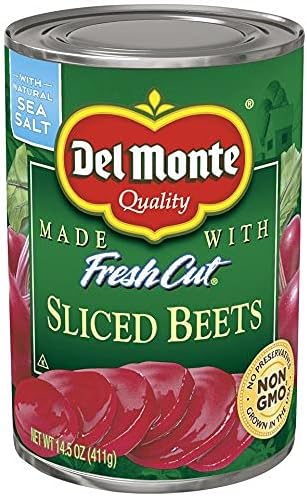 Amazon.com : Del Monte Sliced Beets 14.5 oz - PACK OF 4 : Grocery ...