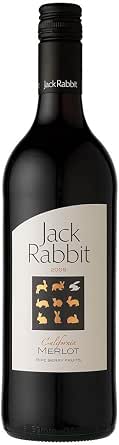 Jack Rabbit Merlot Californian Red Wine (12 x 75cl Bottles) : Amazon.co ...