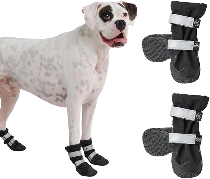 Amazon.com : Spark Paws Dog Shoes, Water Resistant Dog Boots for Medium ...