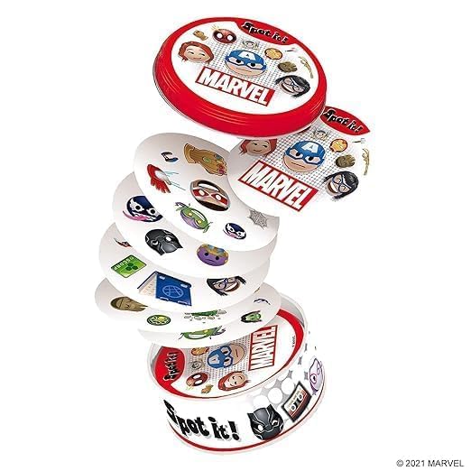 Pelikas Spot It Classic Marvel Card Game Average Playtime 15 Minutes ...