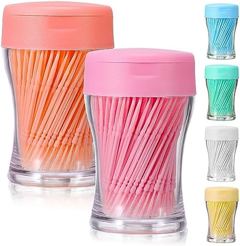 Amazon.com : Healifty 1200Pcs Double-Head Toothpicks, Disposable ...