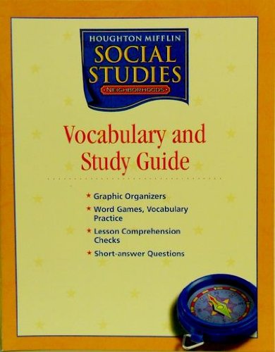 Vocabulary and Study Guide Neighborhoods (Houghton Mifflin Social ...