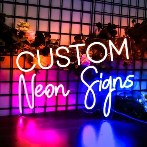 Custom Neon Signs, Personalised Large Led Neon Name Lights Sign ...