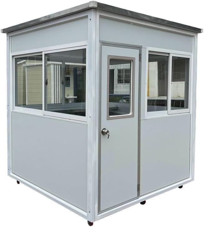 Amazon.com: Guard Booth with AC and Heating 6.5x6.5ft - Guard Shack ...