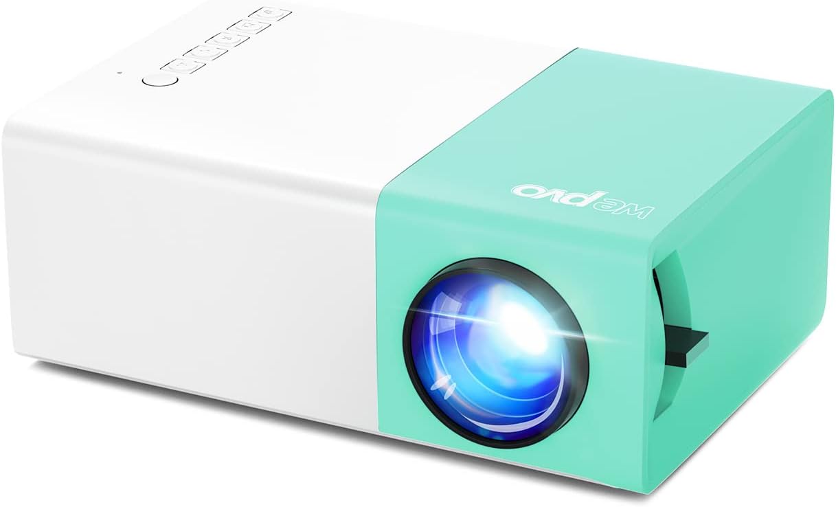 Portable Projector, wepvo Mini Projectors for Cartoon, Kids Gift ...