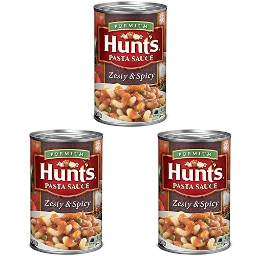 Amazon.com : Hunt's Zesty & Spicy Pasta Sauce, 24 oz (Pack of 3 ...