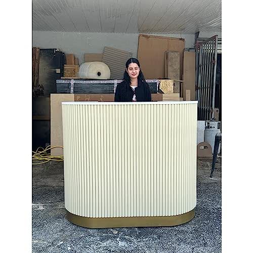 Amazon.com: Reception Desk 315 (84, Cream) : Home & Kitchen