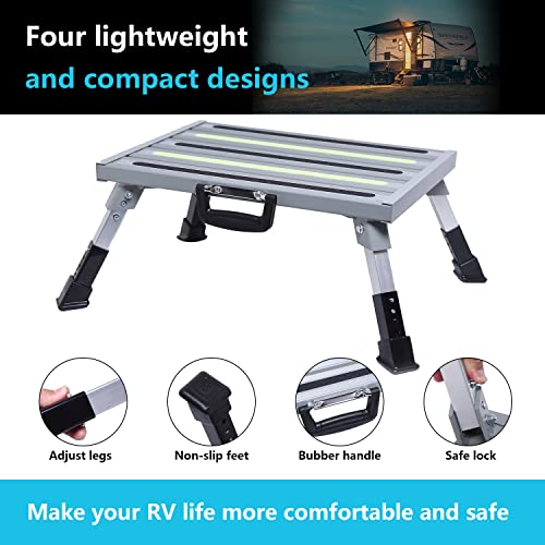 Snapklik.com : GarfatolRv Safety RV Steps,Large RV Step Stool ...