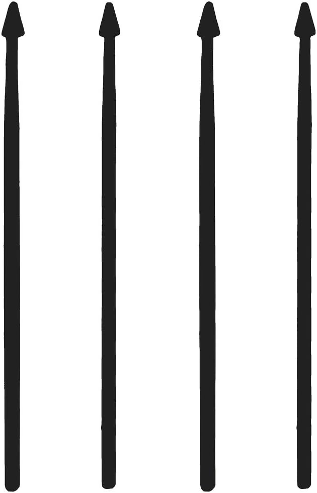 Amazon.com | Soodhalter King Size, 1000 Black Plastic Arrow Picks, 3.5 ...