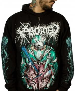Amazon.com: Aborted - Mens Butchered Lobotomy Hoodie in Black ...