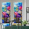 Amazon.com: WBQMUNY Stained Glass Window Film, Thickened Static Cling ...