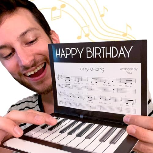 Interactive Music Birthday Card - Playable Musical Birthday Cards for ...
