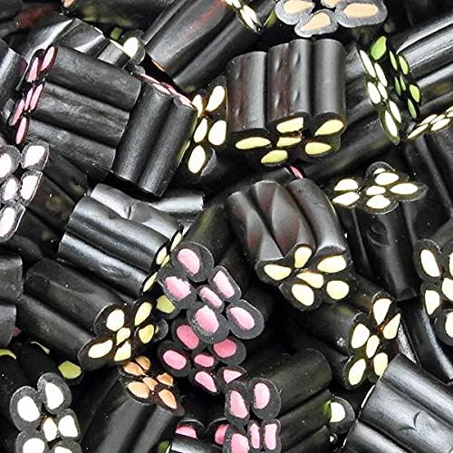 1KG Liquorice Flowers - Fruit Filled Liquorice - Licorice Sweets ...