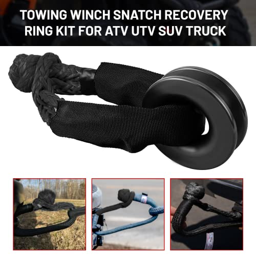 Snapklik.com : Endxedo 41000 Lb Recovery Ring Soft Shackles Soft ...