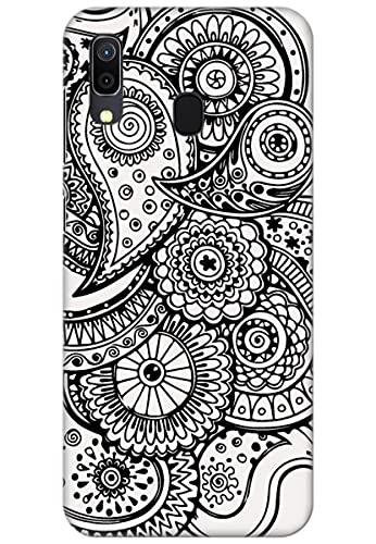 Zentangle Art Printed Back Cover Phone Case for Samsung Galaxy A20 Back ...