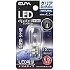 Amazon | ELPA LEDナツメ球 口金直径12mm クリア昼白色 LDT1CN-G-E12-G105 | エルパ(Elpa) | LED電球
