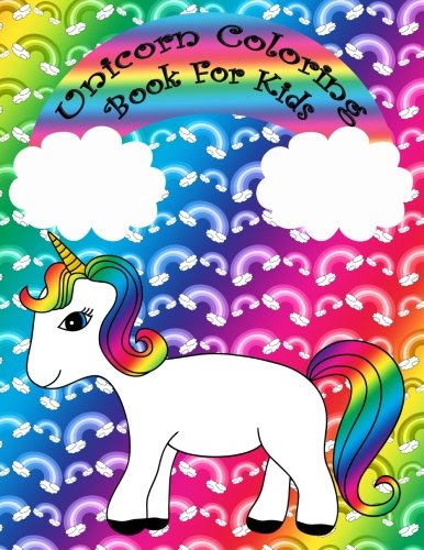 Unicorn Coloring Book for Kids: Big and easy unicorn coloring book for ...