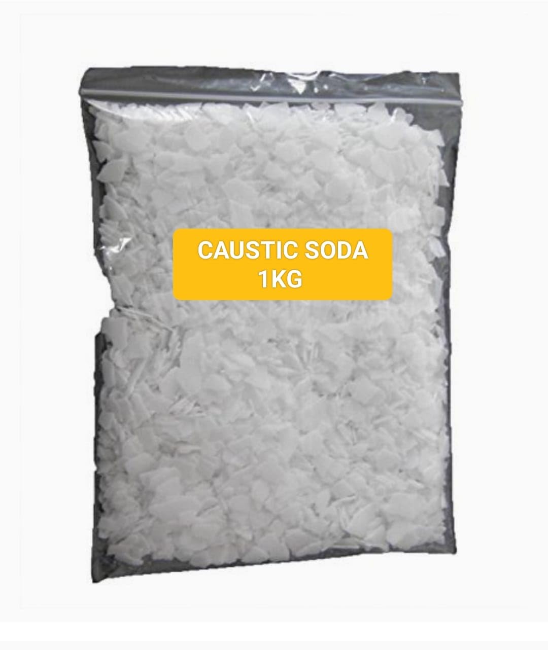 Caustic Soda Flakes for Effective Drain & chimney Cleaner | Clear Powder Drain Clogged Sinks and ...