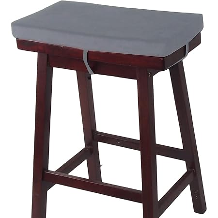 Amazon.com: Augld Washable Saddle Seat Bar Stool Cushion with Ties ...