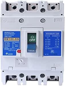 Amazon.com: Motor Molded case Circuit Breaker BM100-SN/HN Series Multi-Pole Number Optional ...