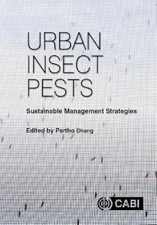 [(Urban Insect Pests : Sustainable Management Strategies)] [Edited by ...