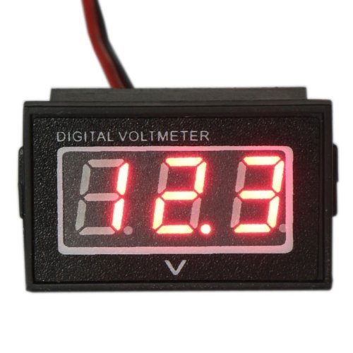 SMAKN® 0.4" Waterproof Monitor 12 Volt Battery Meter 2.5-30V DC Auto ...