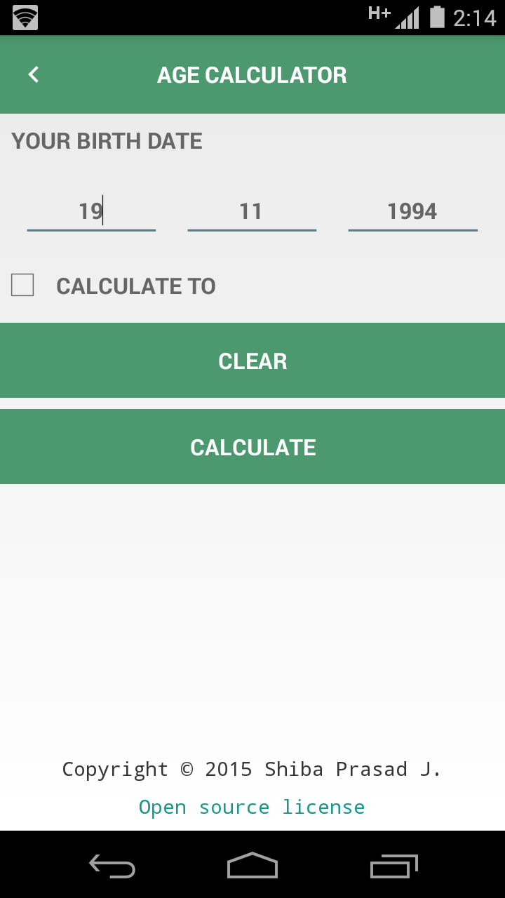 Age Calculator - App on Amazon Appstore