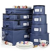 Amazon.com: Hard Shell China Storage Containers 5-Piece Set Moving ...