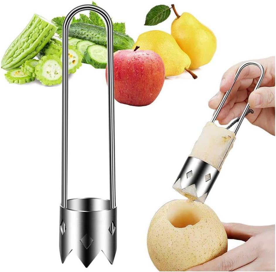 Amazon.com: Red Bell Pepper Seed Corer Upgraded Stainless Steel Fruite ...