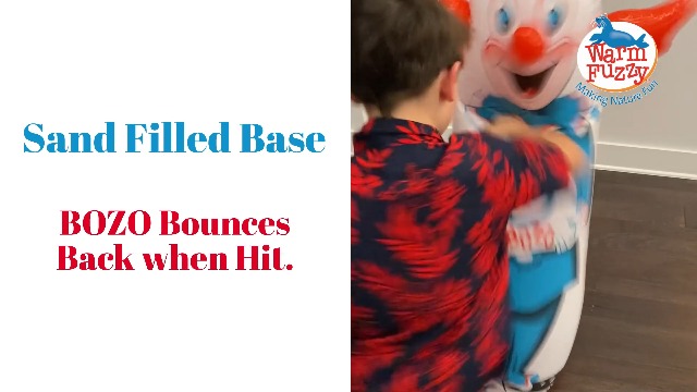 Watch Bozo The Clown Bop Punching Bag | 46" Tall | Sand Filled on ...