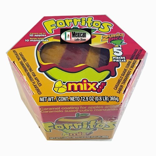 Amazon.com : Zumba Pica Forritos Cubre Manzanas Mango(caramel Coating ...