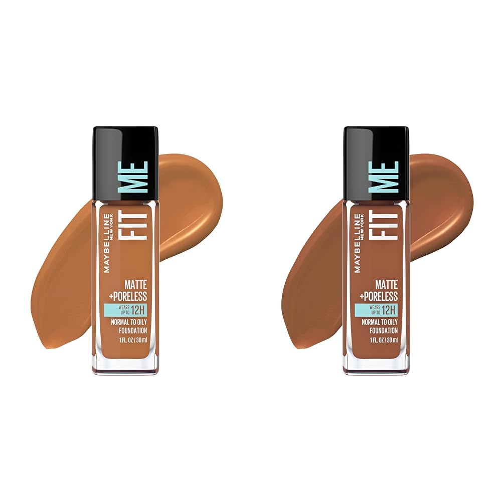 Amazon.com : Maybelline Fit Me Matte + Poreless Liquid Foundation ...