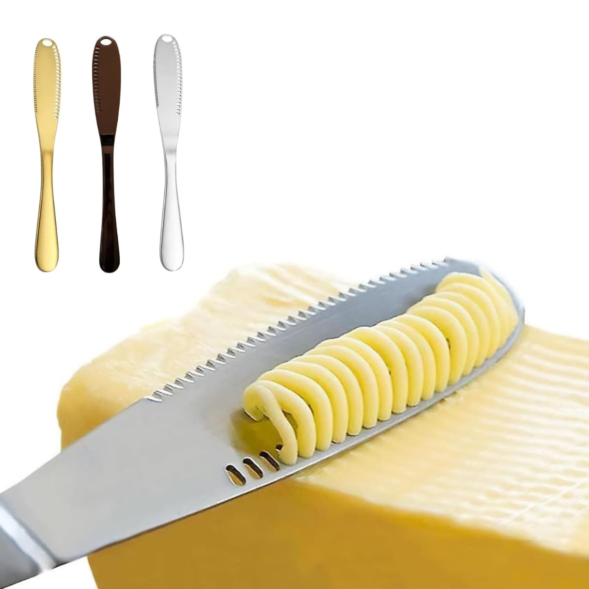 Amazon.com: AMAZING GOODS Stainless Steel Butter Spreader, Butter Knife ...