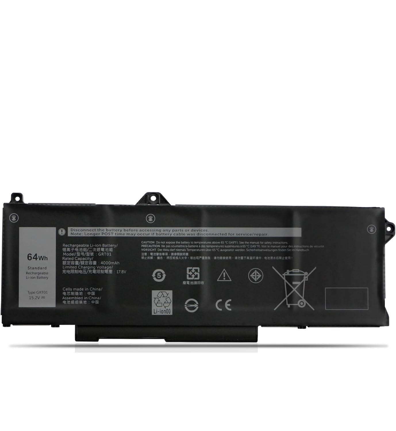 WeFly GRT01 Laptop Battery Replacement for Dell Latitude 14 5421 5431 ...