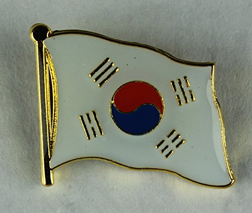 South Korea Flag Pin Badge Flaggenpin Fahnenpin Flag Clip Button – BigaMart