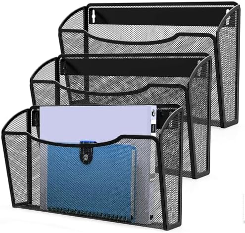 Amazon.com : samstar 6 Pack Magnetic File Holder, Mesh Wall File ...
