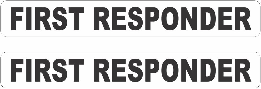 Amazon.com : First Responder Magnetic Signs to fit Car, Tow Truck, Van ...